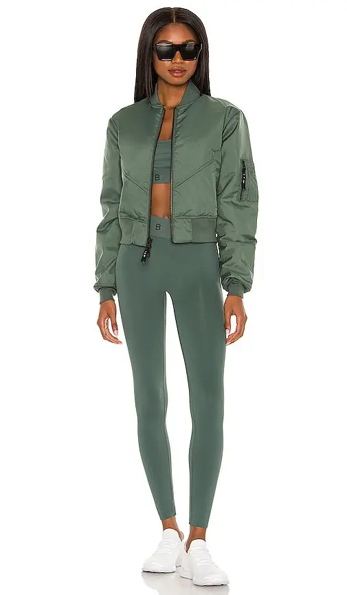 Reebok X Victoria Beckham Bomber Jacket In Green - Chalk Green